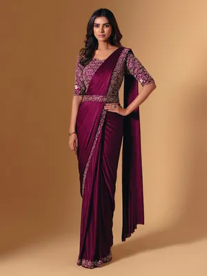 saree for evening function