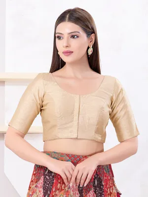 cream colored blouse