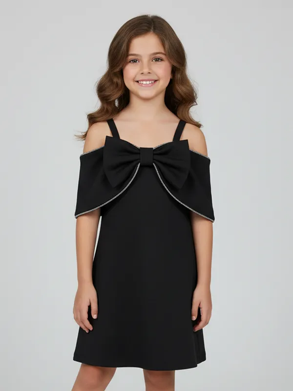 Black square necked terry rayon fabric-G3-GDR0726 | United States