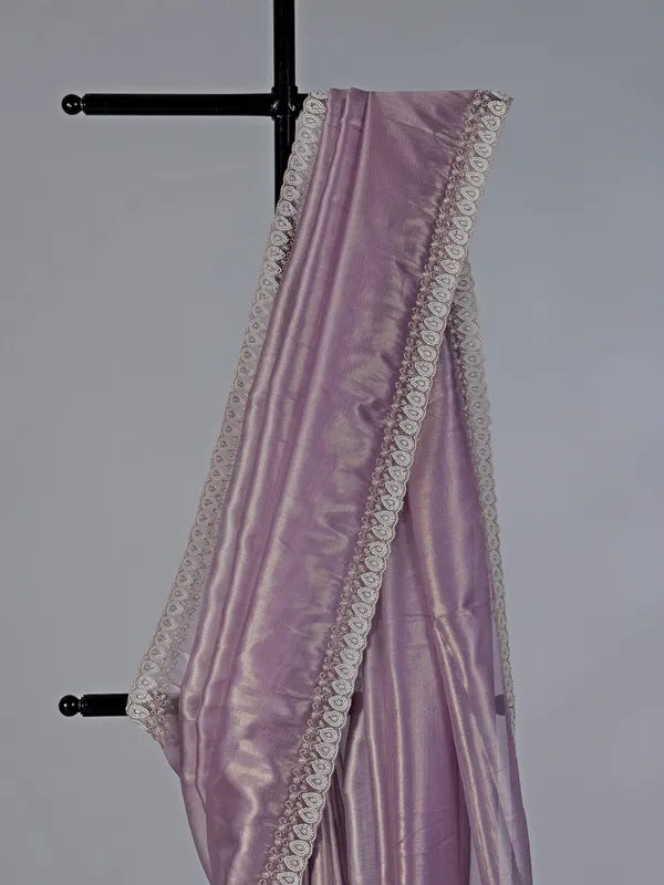 Purple tissue silk wedding wear saree-G3-WSA61341 | Canada
