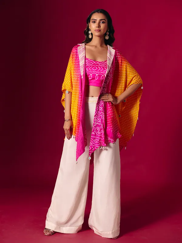 Rani silk designer palazzo suit with jacket-G3-WSS44869 | United...