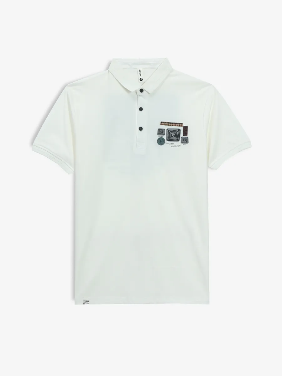 Freeze Cream Cotton Plain T Shirt G3 Mts18901