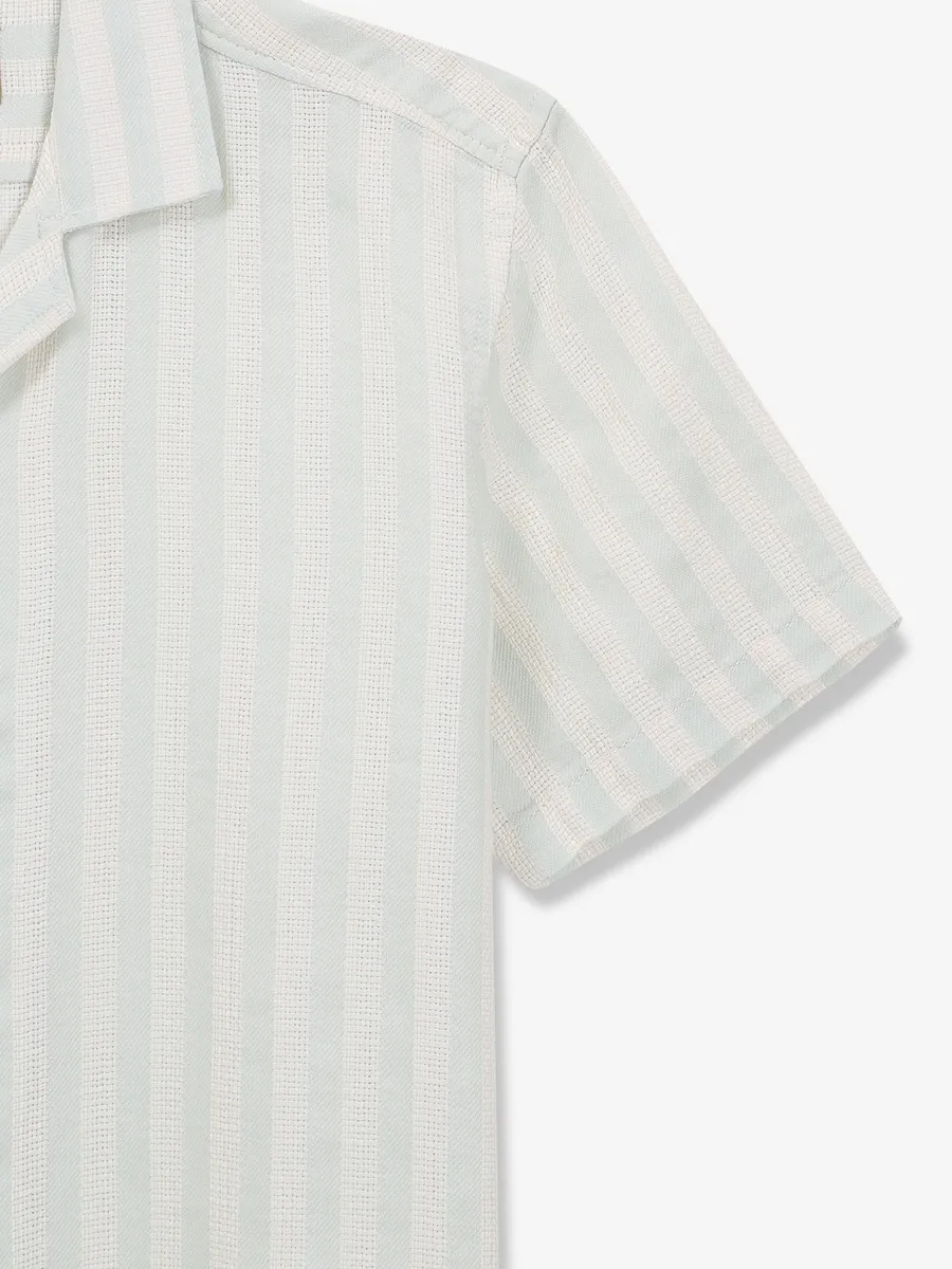 FRIO mint green stripe shirt-G3-MCS13715 | Australia