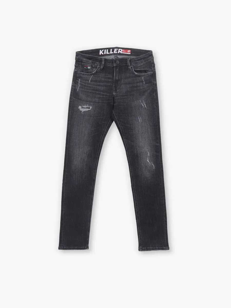 KILLER straight fit black washed jeans-G3-MJE5569 | United States