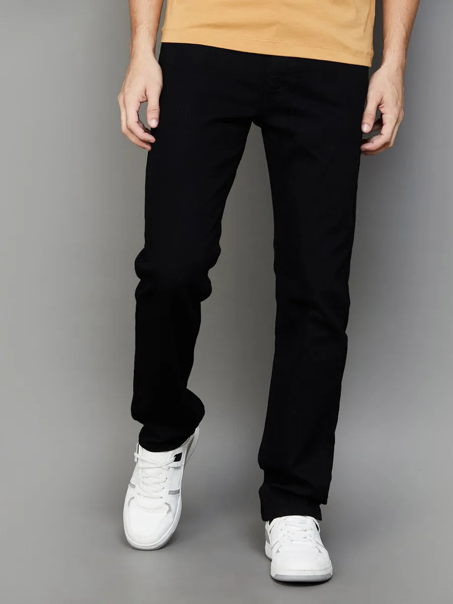 LEVIS denim black solid slim tapper jeans-G3-MJE5211 | United States