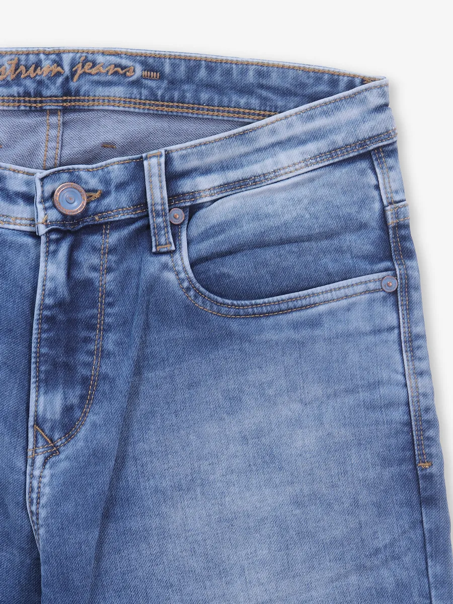 NOSTRUM washed blue boot cut fit denim -G3-MJE5465 | United States