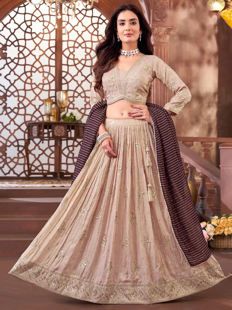 Rani color georgette wedding lehenga choli-G3-WLC16339 | United States