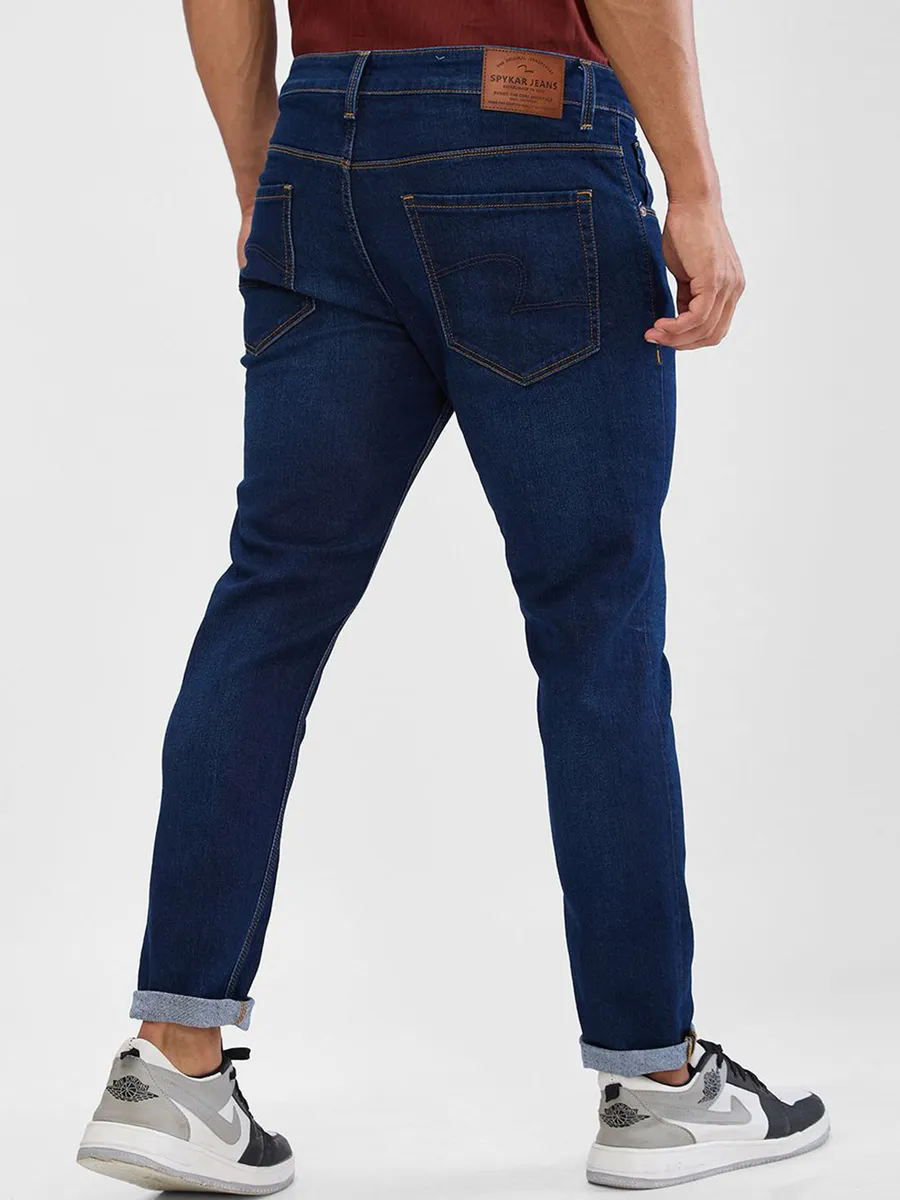 SPYKAR deep sea blue washed denim jeans -G3-MJE5408 | United States