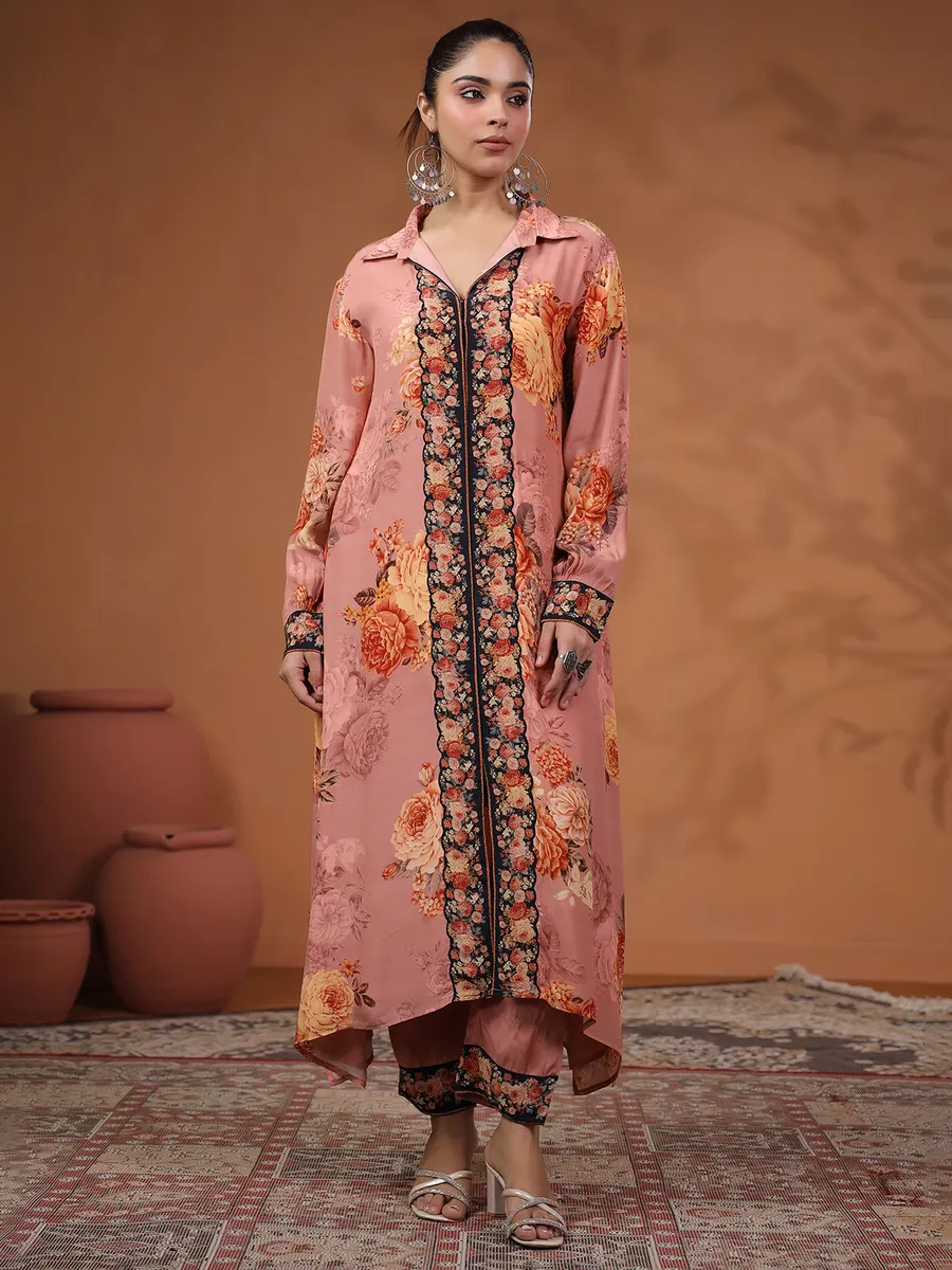 Stunning onion pink kurti set-G3-WPS03909