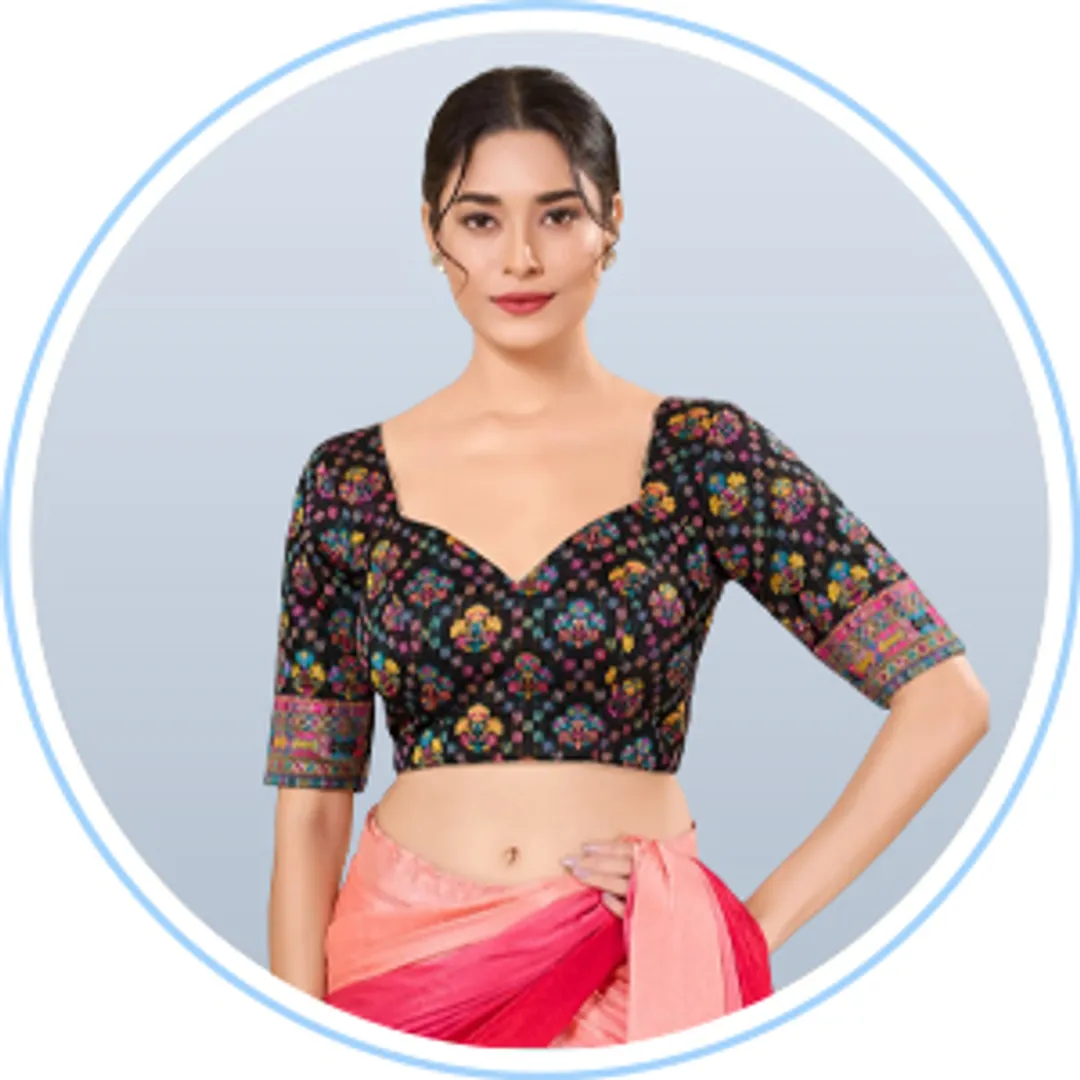 Readymade Blouse - Shop Designer Blouses for Sarees & Lehengas in...