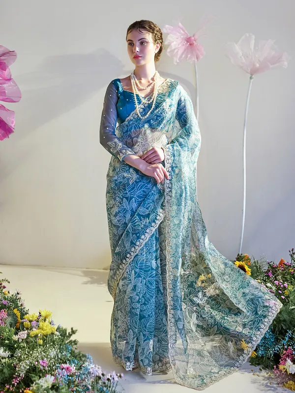 Blue Sarees