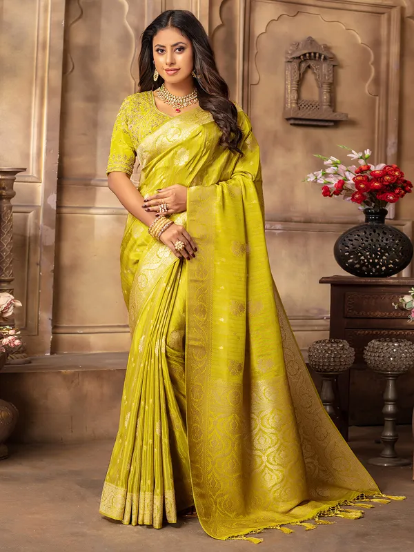Yellow Sarees - Buy Yellow Color Saree online at G3Fashion