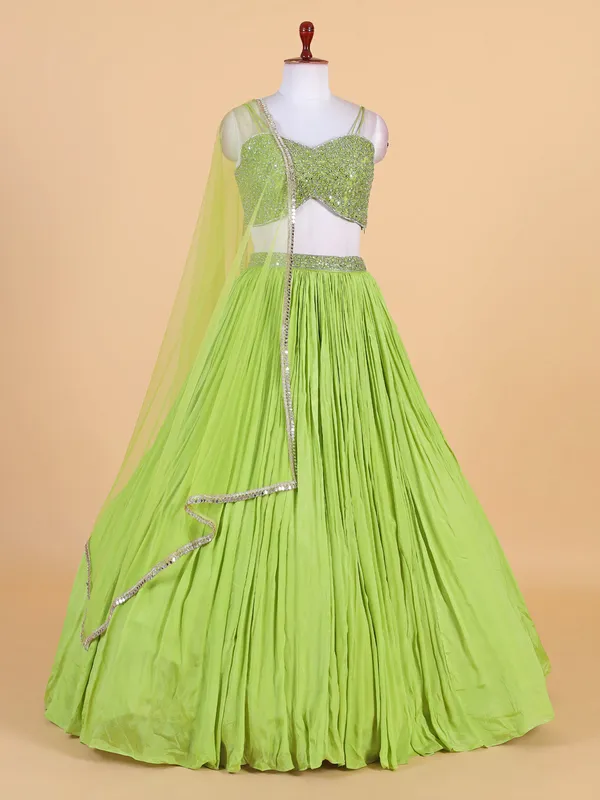 Green Lehenga Choli