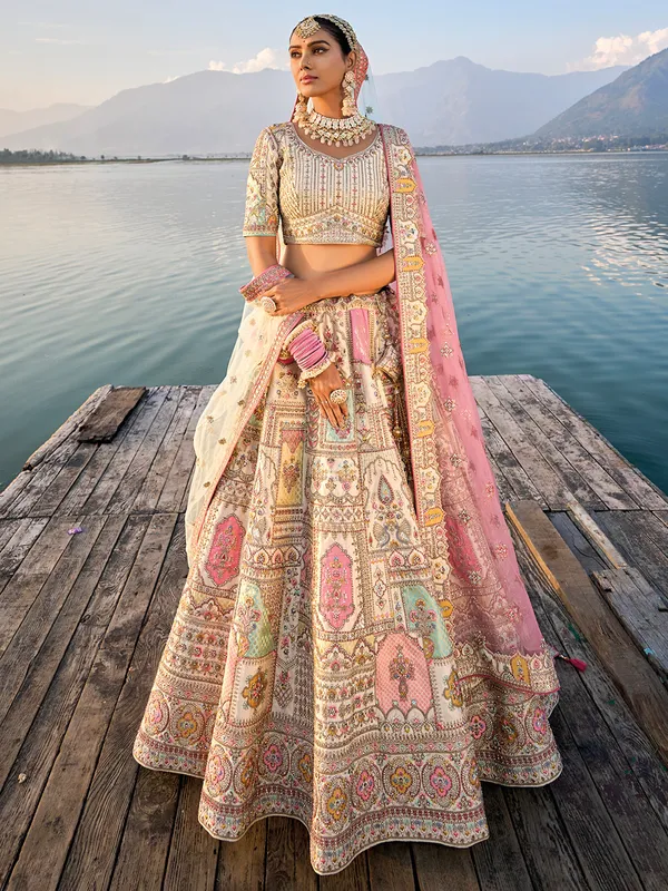 White Lehenga Choli