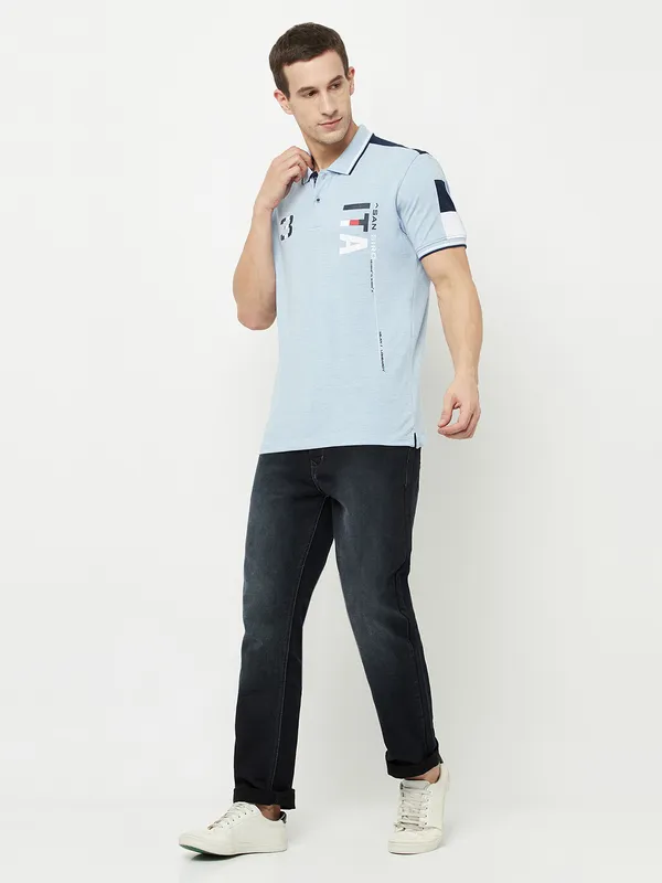 Octave Men Black Stretchable Jeans