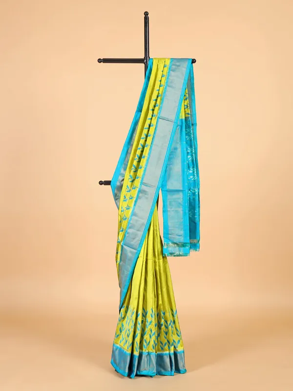 Mahendi green printed silk saree for wedding-G3-WSA57235 | United...