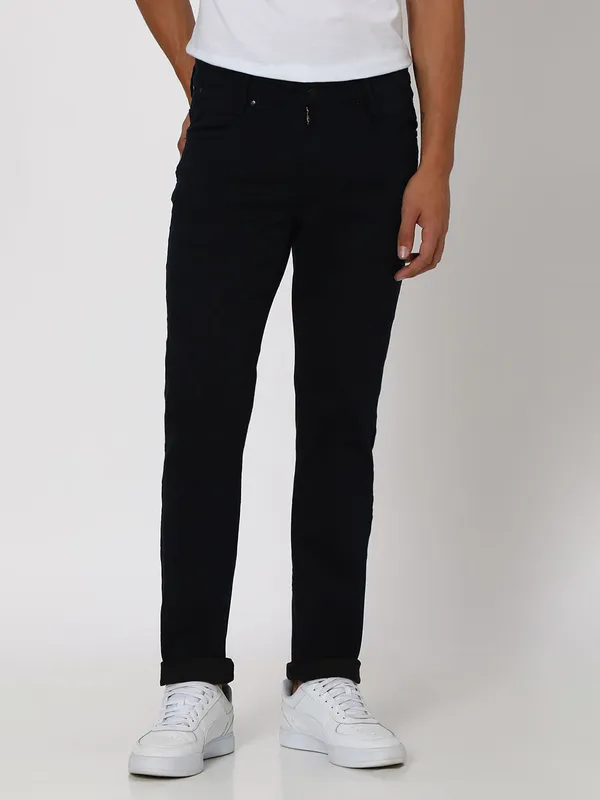 Mufti super slim fit dark navy denim jeans-G3-MJE4544 | United States