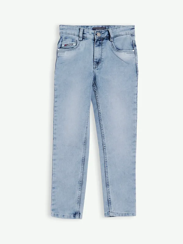 Ruff ice blue denim jeans-G3-BJE0996 | United States