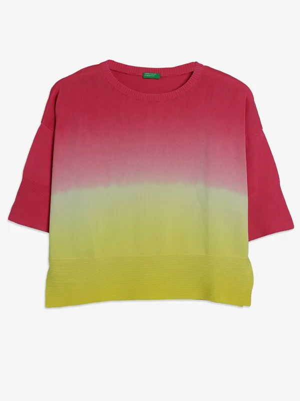UCB red and yellow ombre style top-G3-WTO4593 | United States
