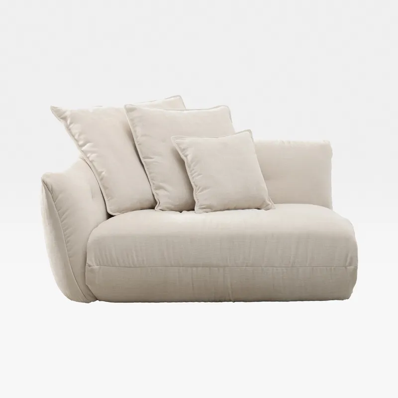 Shop AURORA left arm modular chair white Online | 1000035 | United...