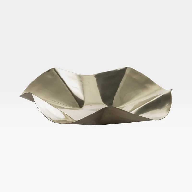 Shop WAVE bowl gold - dia 34cm Online | 520279 | United Arab Emirates