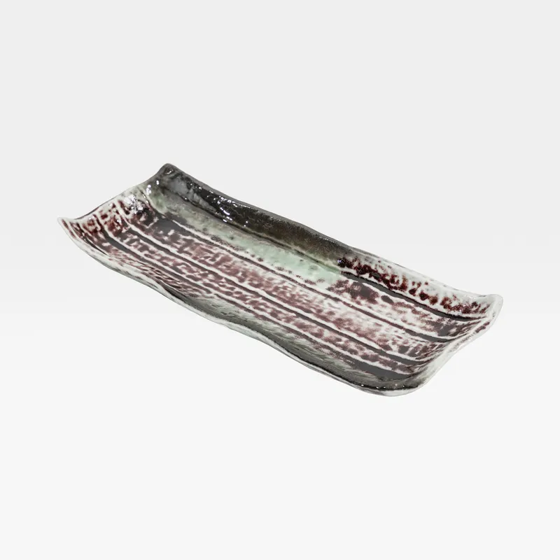 Shop MILO plate green/black - 29x12cm Online | 648674 | United...