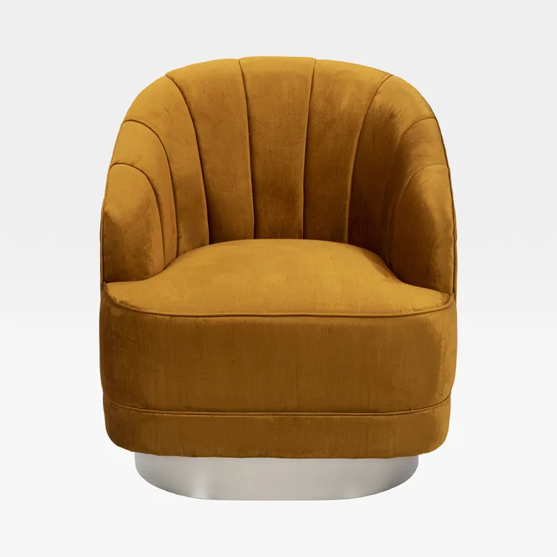Shop SPOON swivel dressing table chair orange Online | 667378
