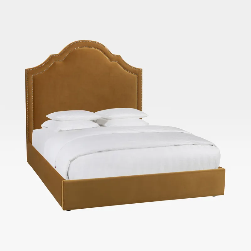 Shop APOLLO bed yellow - 160x200cm Online | 672754 | United Arab...