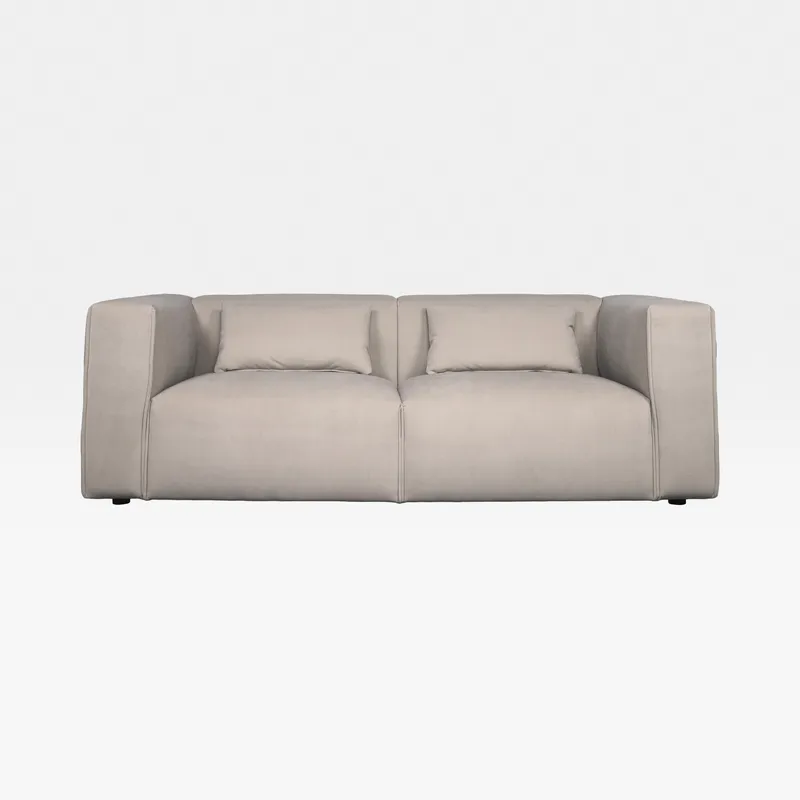Shop DENVER 3 seater sofa taupe Online 685788 United Arab Emirates