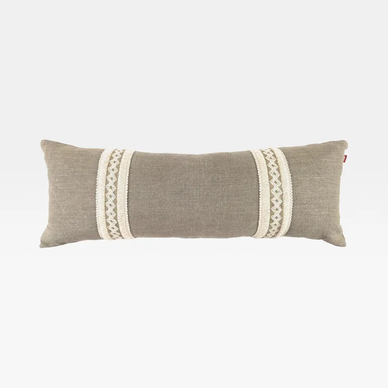 Shop BRAID cushion natural - 30x80cm Online | 686740 | United Arab...