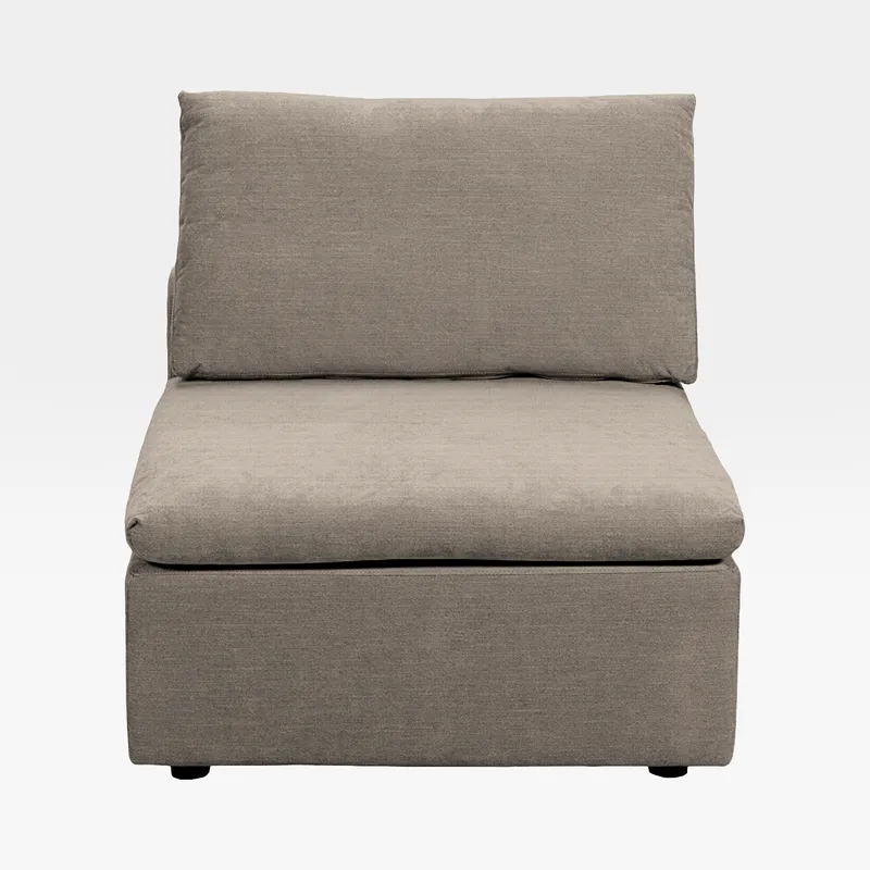 Shop LIGHT armless modular chair beige Online | 693047 | United...