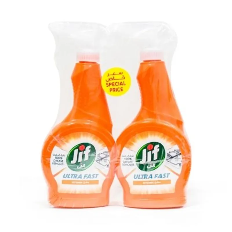 Jif Kitchen Cleaner Spray Ultra Fast White 6X2X500Ml | United Arab...