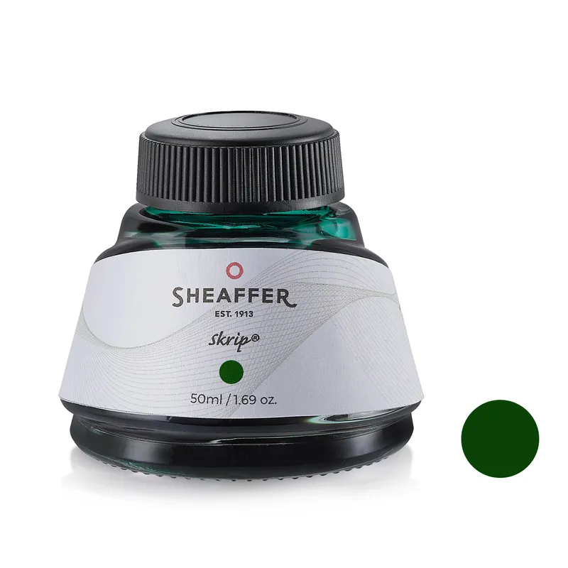 Buy Sheaffer Skrip Ink Bottle (50 ml) Green Online - William Penn