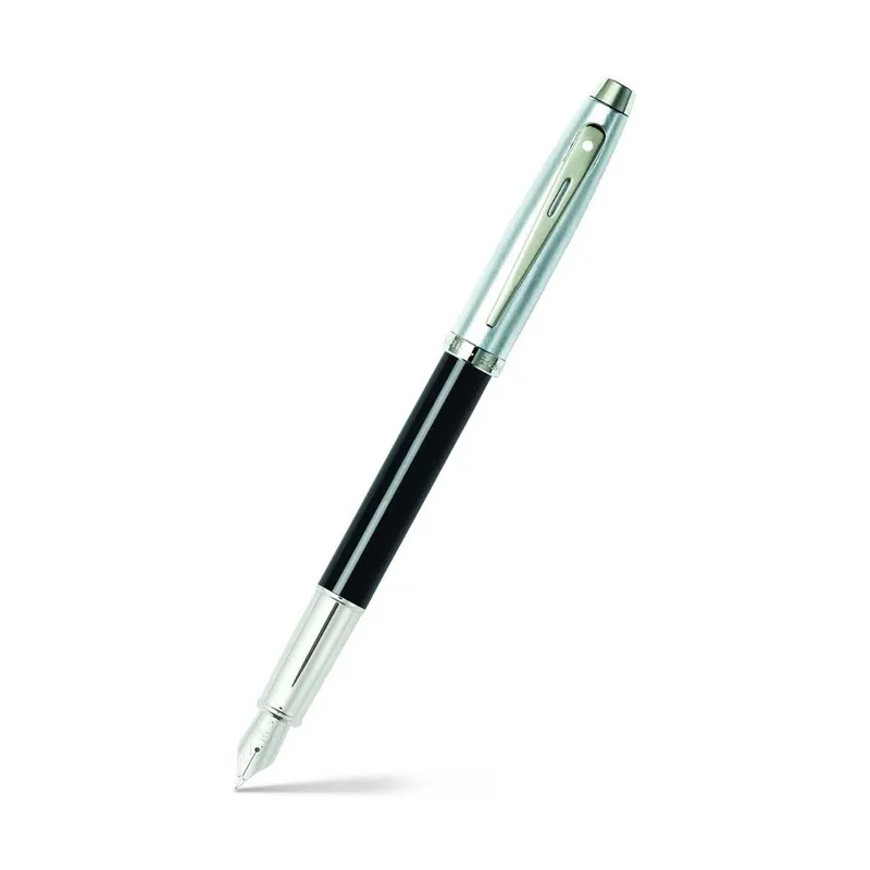 Buy Sheaffer 9313 Gift 100 Fountain Pen Glossy Black and Brushed...