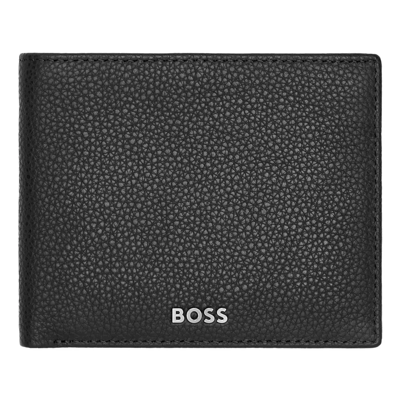 Buy Classic Grained Black Hugo Boss Wallet Online