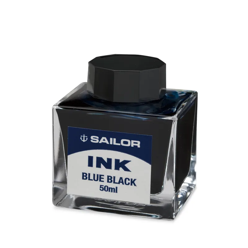 Buy Sailor Bottled Ink (50 ml) Blue Black Online - William Penn