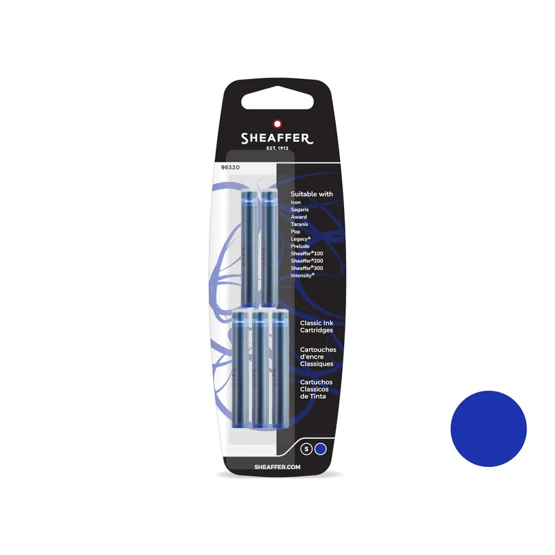 Buy Sheaffer Classic Ink Cartridge Blue Online