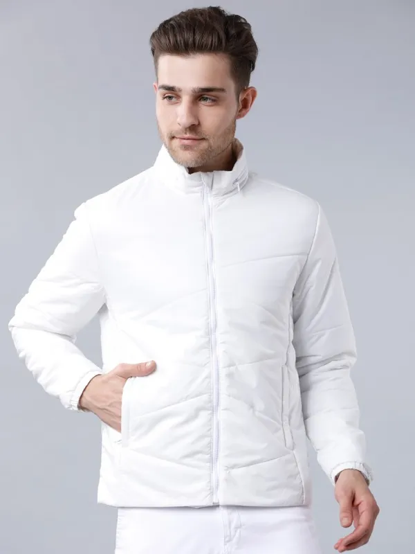 Buy Highlander White Regular Fit Puffer Jacket for Men Online at...