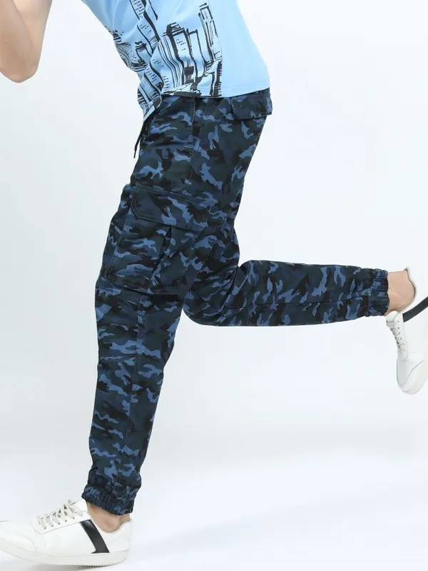 Buy Ketch Blue Jogger Trouser for Men Online at Rs.799 - Ketch