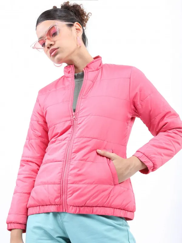 Buy Ketch Pink Puffer Jacket for Women Online at Rs.899 - Ketch