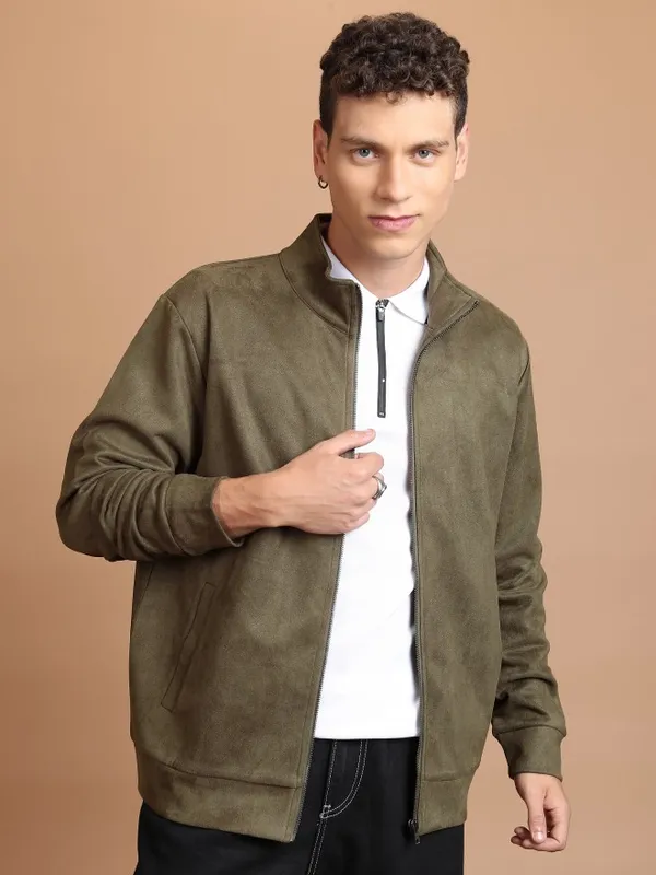 Buy Highlander Green Bomber Jacket for Men Online at Rs.849 - Ketch