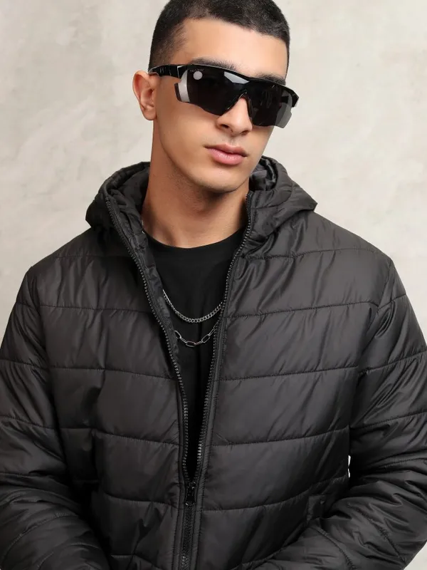 Buy Highlander Black Solid Puffer Jacket for Men Online at Rs.799...