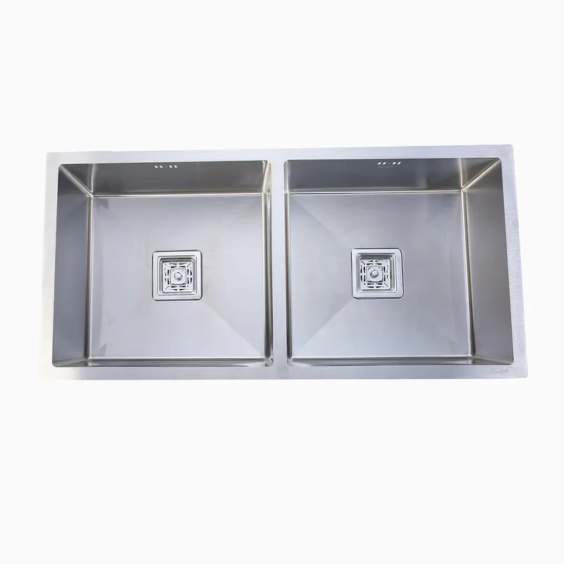 Shop Chrome Kitchen Sink Double (45X20) SS 304 online