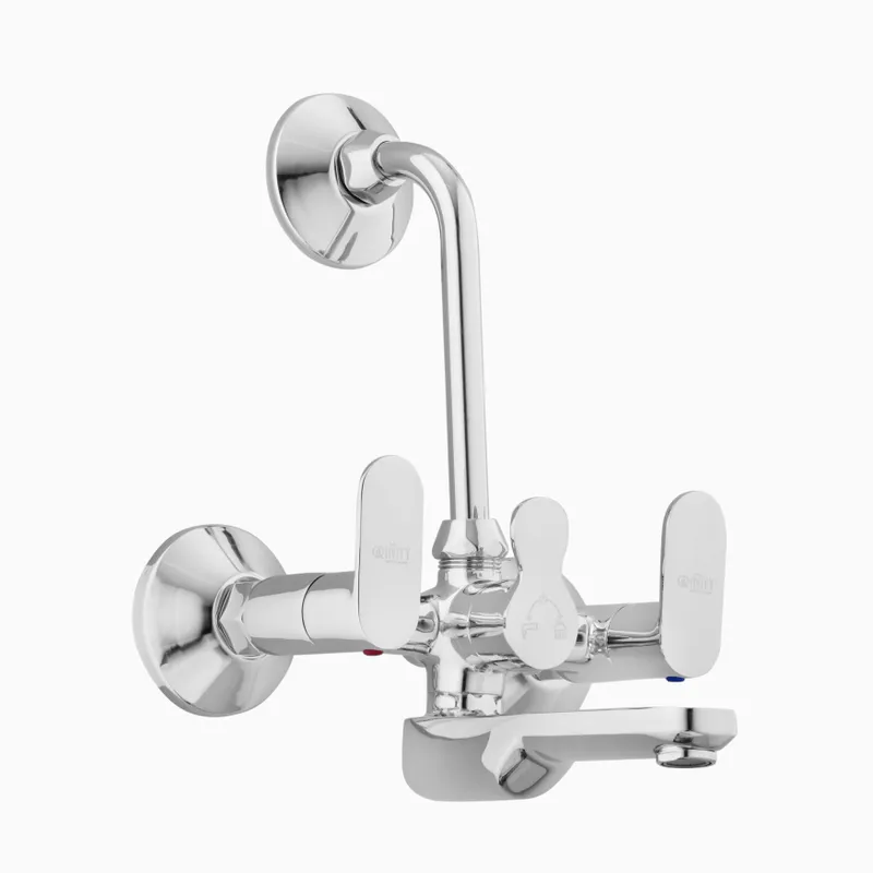 Shop Chrome Plated Single Lever Wall Mixer Telephonic online