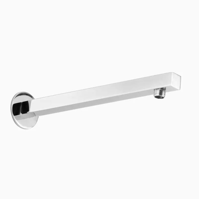Shop Chrome Shower Arm Square 18" online from Gravity Bath