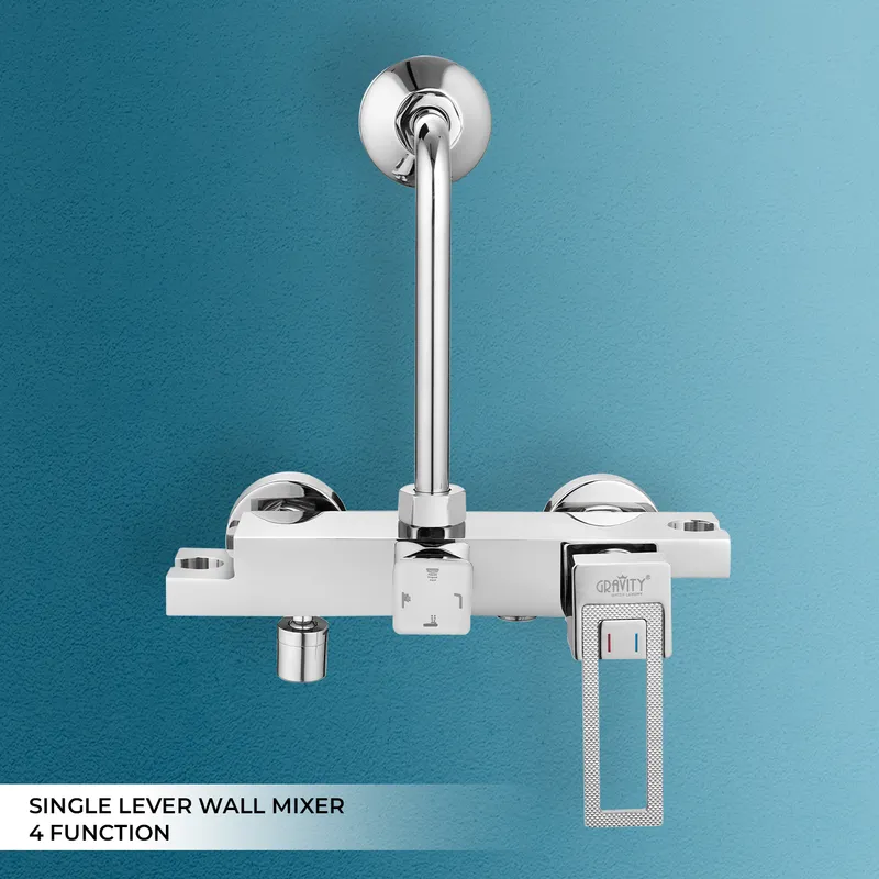 Shop Chrome plated Single Lever Wall Mixer 4 Function online