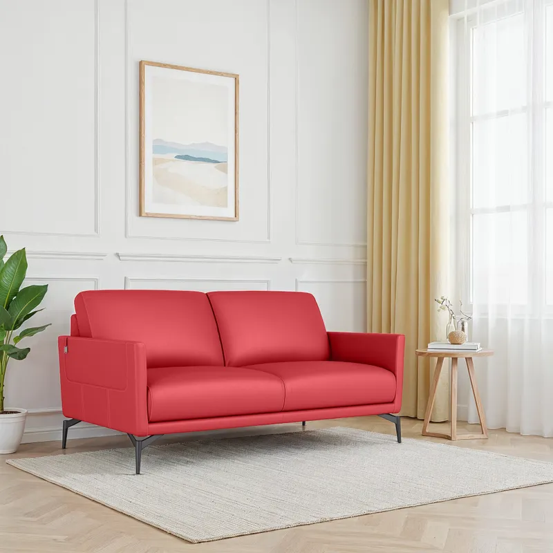 Buy Red Apple Classic 3 Seater Stationary Sofas - Brooklyn