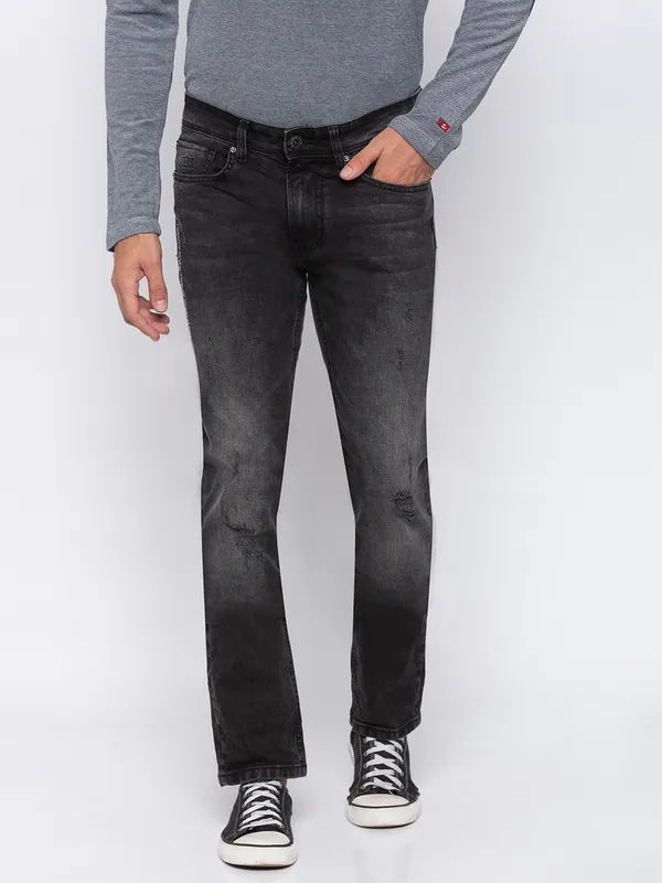 Being Human Men Skinny Fit Denim-Grey Tone