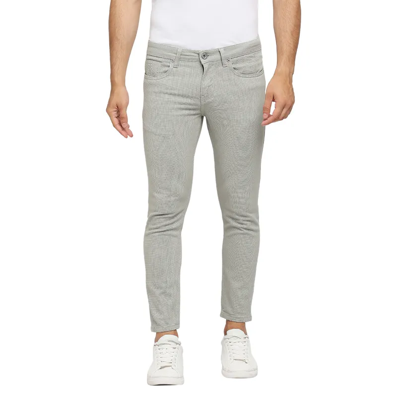 Being Human Men Skinny Cropped Fit Chino-Sage