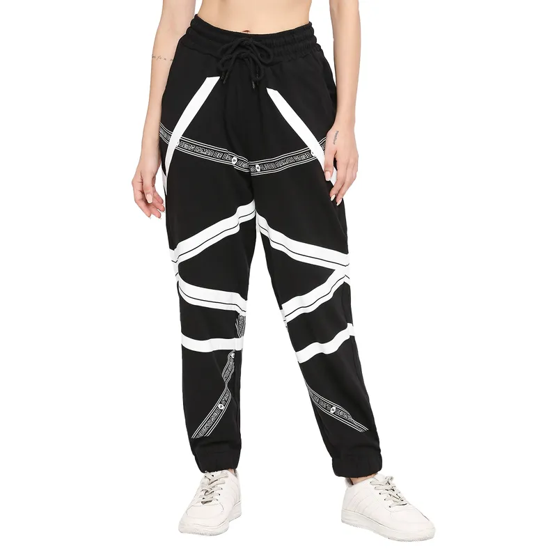 Being Human Women Drop Crotch Joggers Track-Jet Black